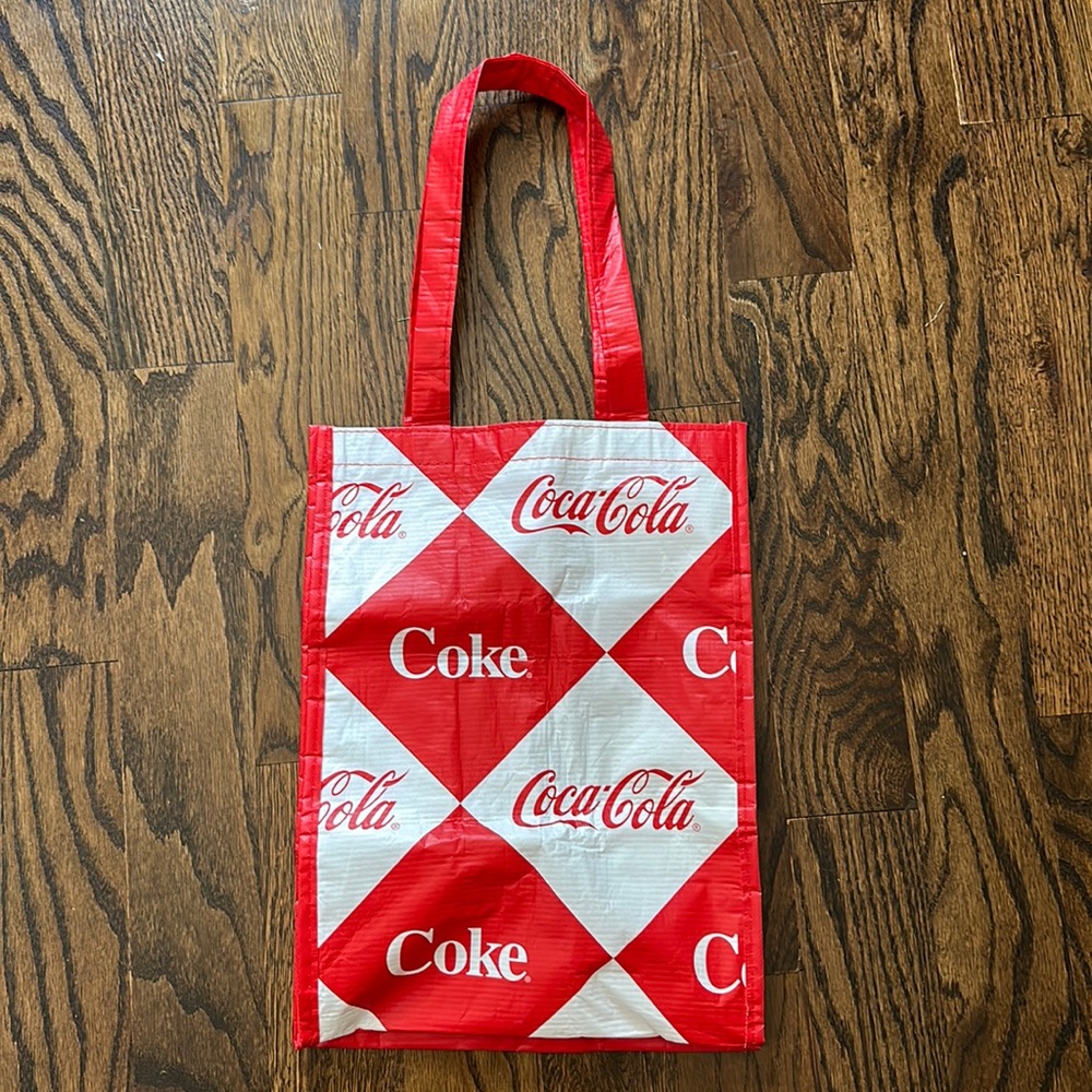 Coca-Cola Coke Collectible Logo Plastic Reusable Tote… - Gem